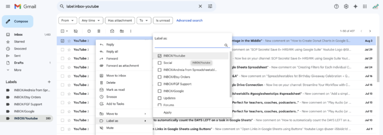 How to Export Emails from Gmail to Google Sheets Using Apps Script - SPREADSHEETABLES BLOG